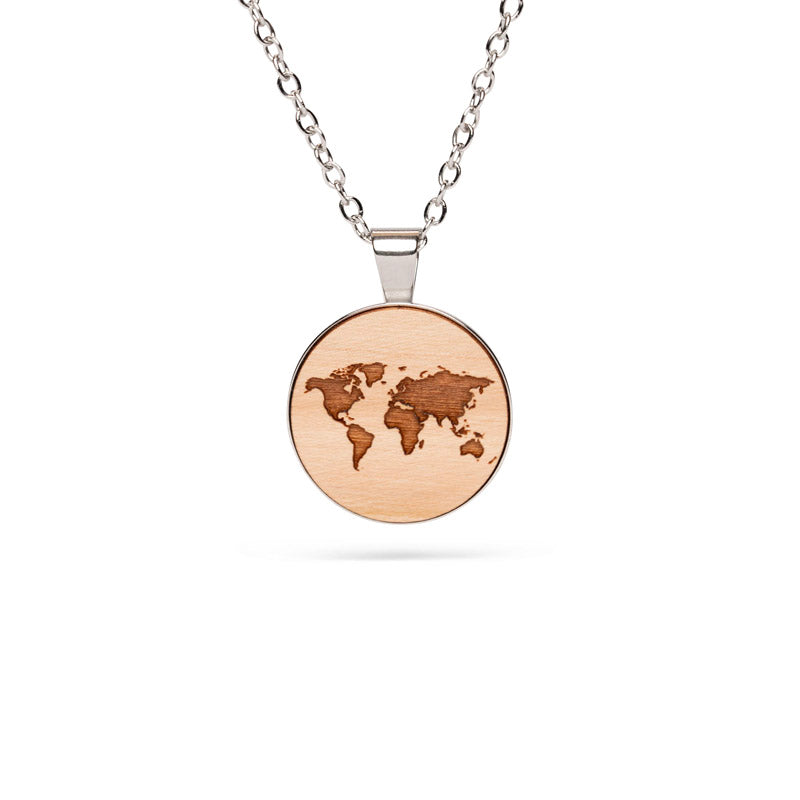 Weltkarte Halskette – Maschd